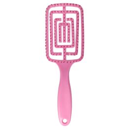 Borstel Paddel Brush Roze met Nylon Pennen