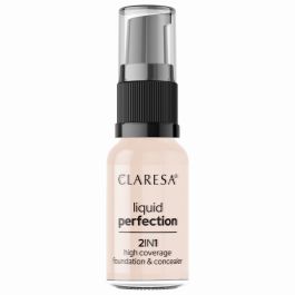 Claresa Liquid Perfection 2-in-1 Concealer en Foundation 101 Light 18gr.