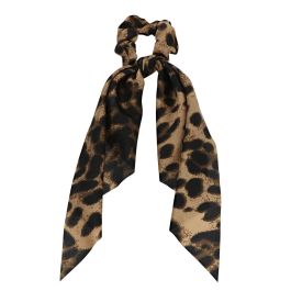 Solida Scrunchie Panterprint met Strik